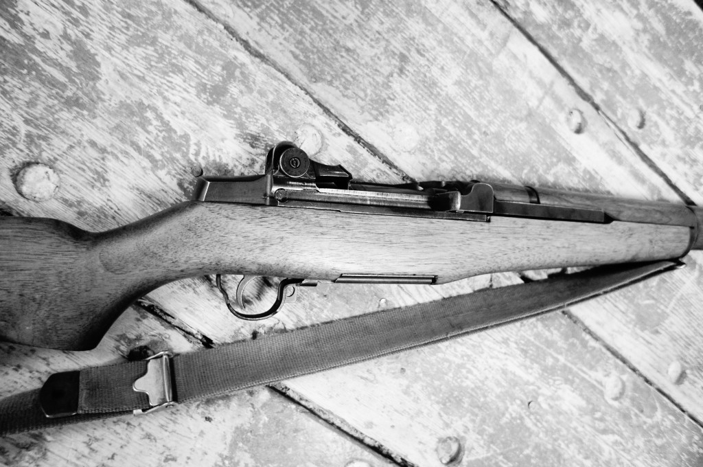 Photo of the day: M1 Garand black and white - Gun Nuts Media