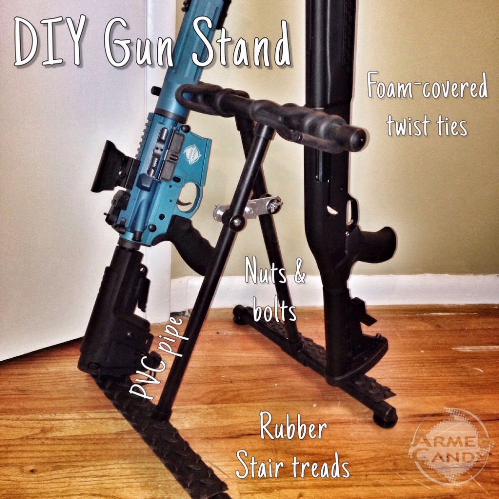 DIY Folding Gun Stand - Gun Nuts Media