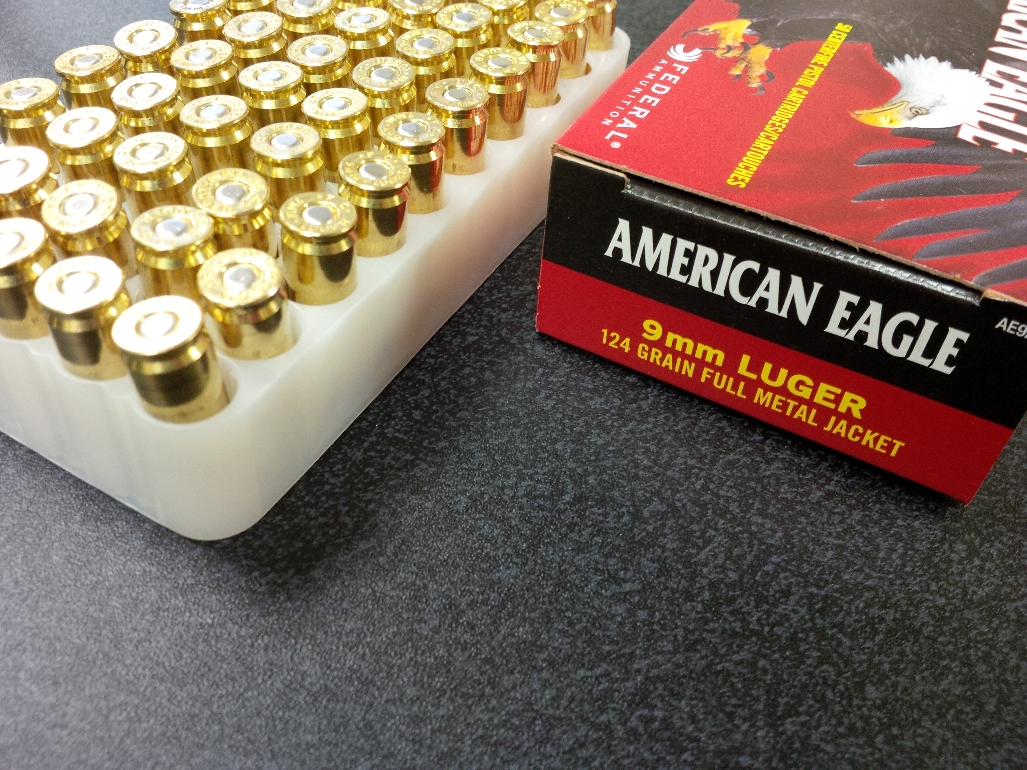 Federal American Eagle 124 grain 9mm - Gun Nuts Media