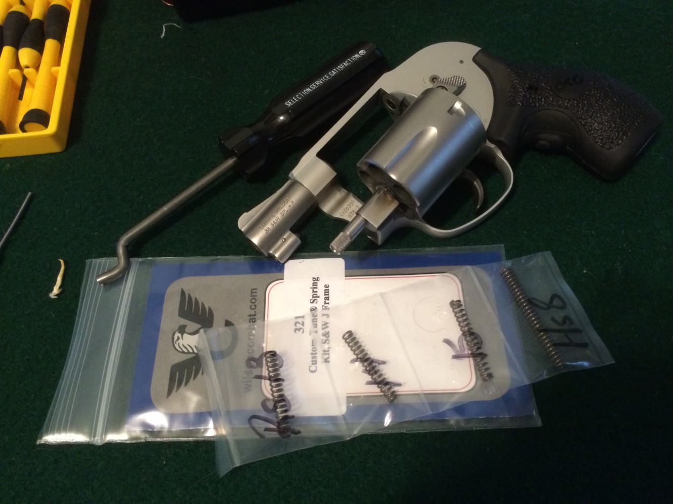 Improving the J frame - Wilson Combat Custom Tune Spring Kit - Gun Nuts ...